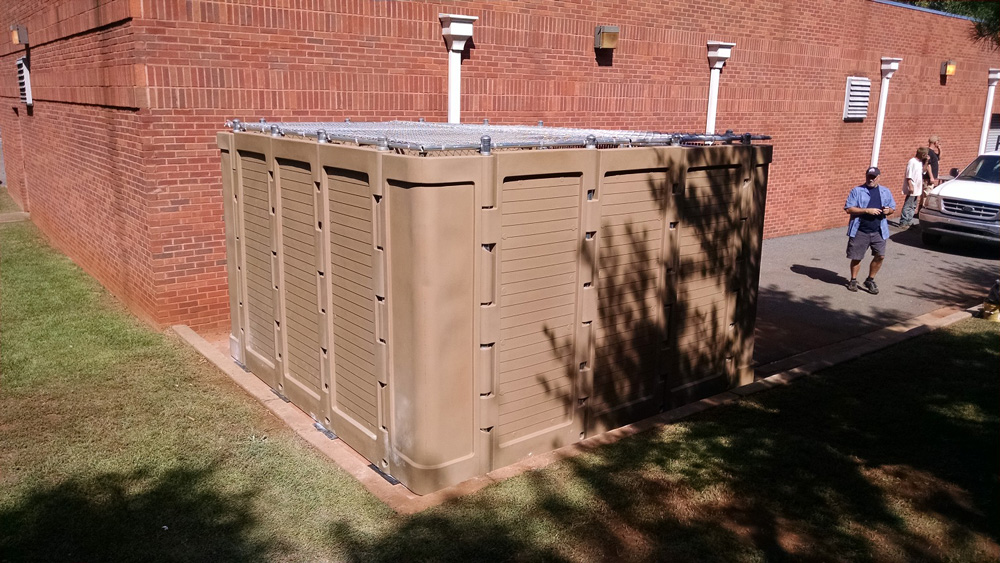 Atlanta: Dumpster designs a security roof Blog | Dumpster Mate Dumpster ...