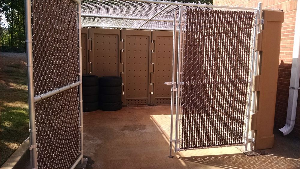Atlanta: Dumpster designs a security roof Blog | Dumpster Mate Dumpster ...